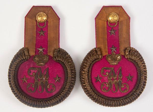 152: PAIR IMPERIAL RUSSIAN EPAULETTES