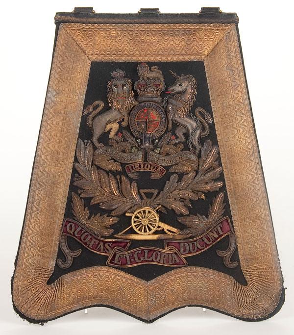 430: BRITISH VICTORIAN ROYAL ARTILLERY SABRETACHE