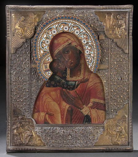 Russian Style Icon: Vladimir Mother Of God