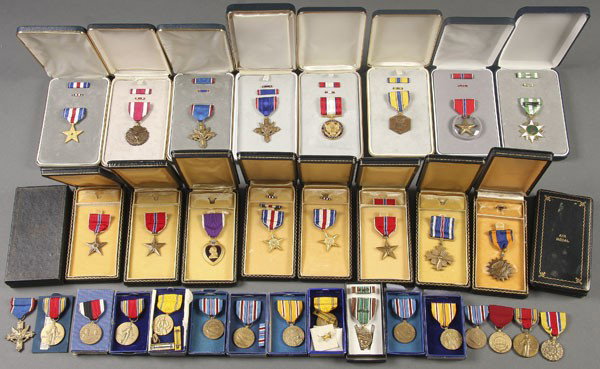 42 Us Combat, Campaign & Service Medals