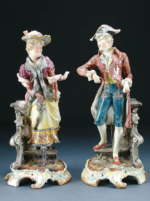 251: A PAIR OF BROTHERS URBACH MAJOLICA FIGURES circa - Jul 20, 2005 ...