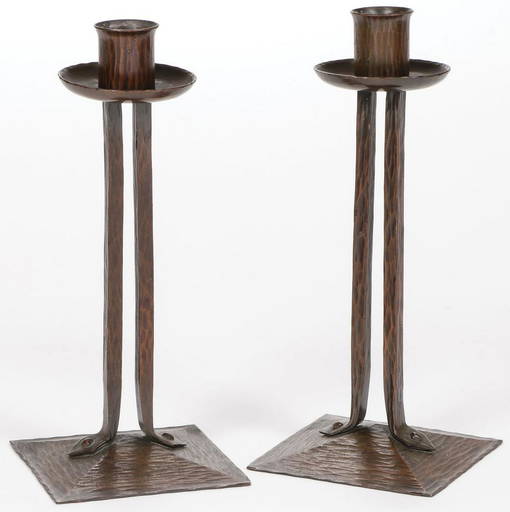 PAIR OF ROYCROFT CANDLESTICKS - Jul 19, 2022 | Jackson's International ...