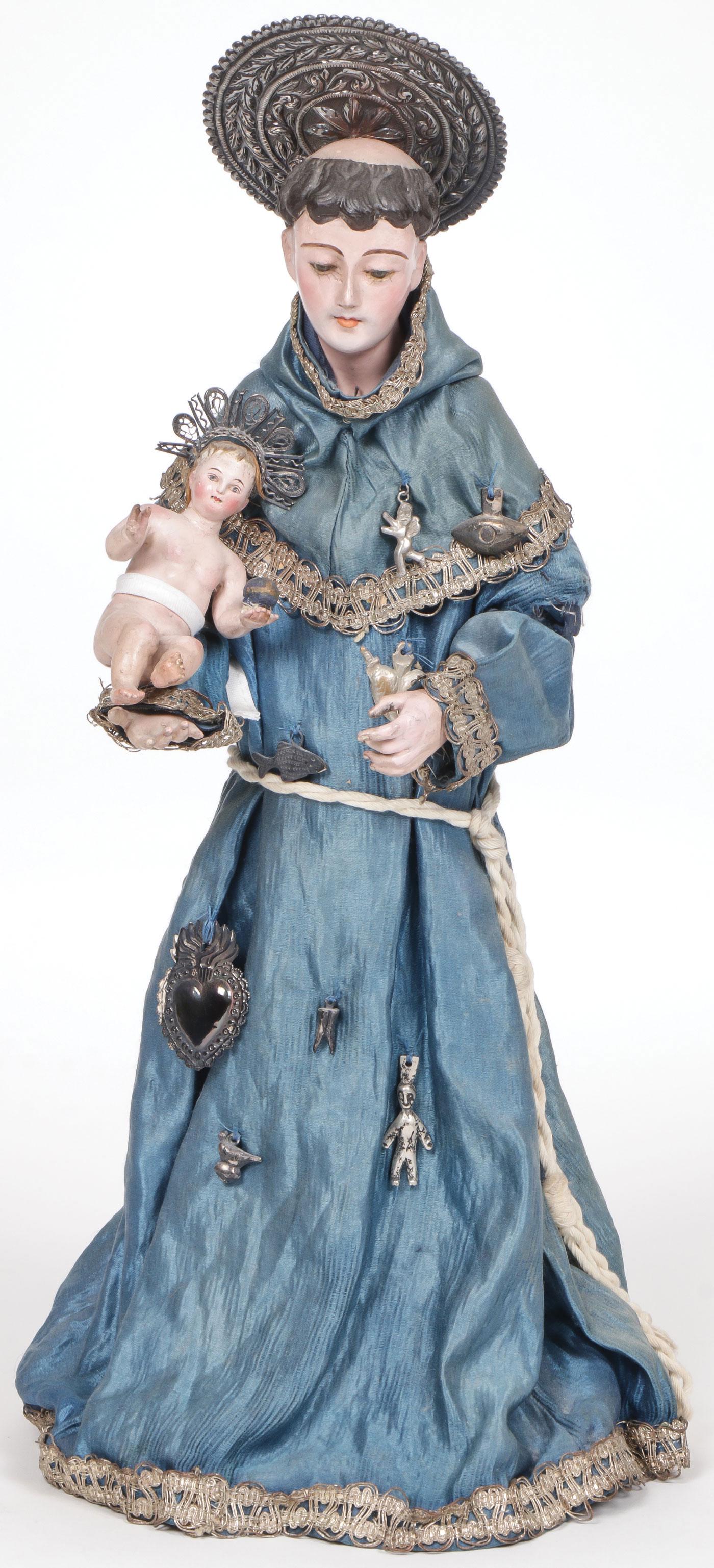 Spanish Colonial Santo 18th C