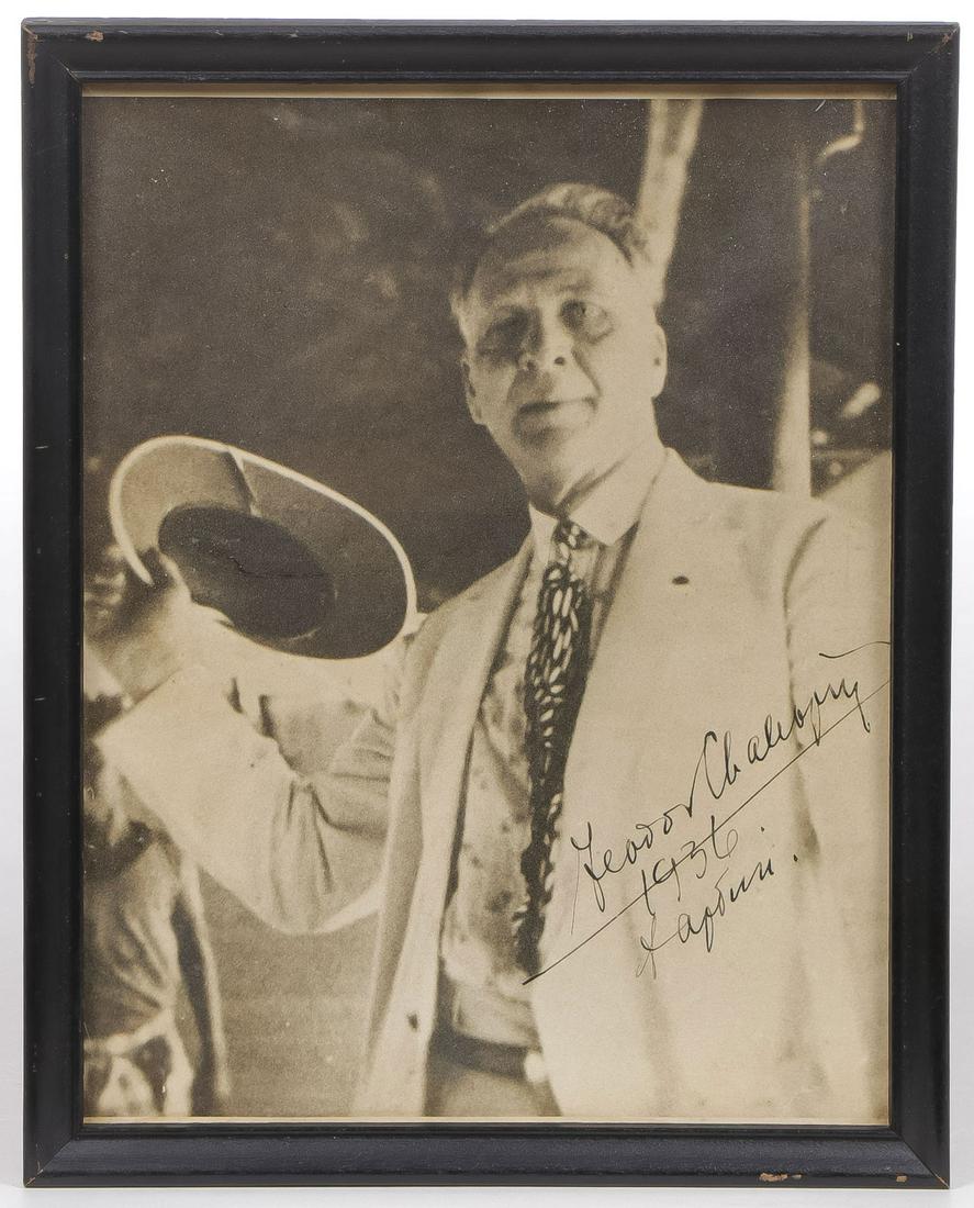 Feodor Chaliapin Signed Photo