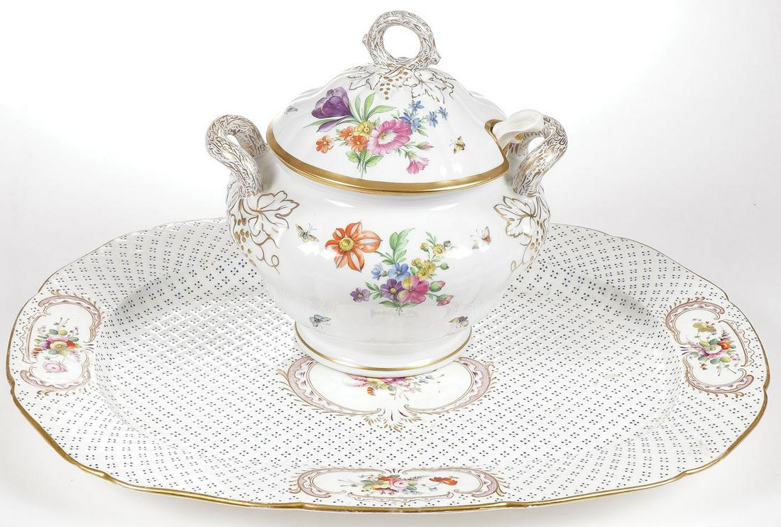 Good German Hand Painted Porcelain