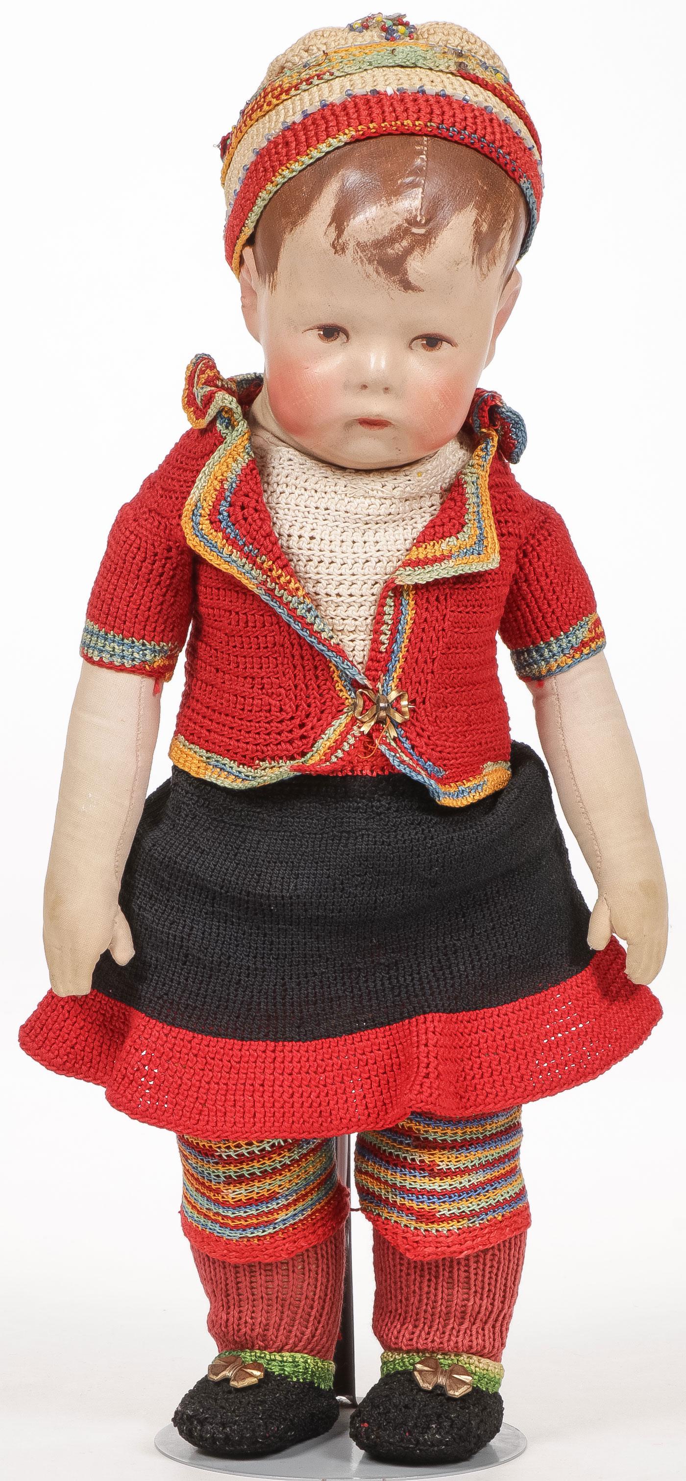 Adorable Kathe Kruse Wide Hip Doll No. 1 Auction