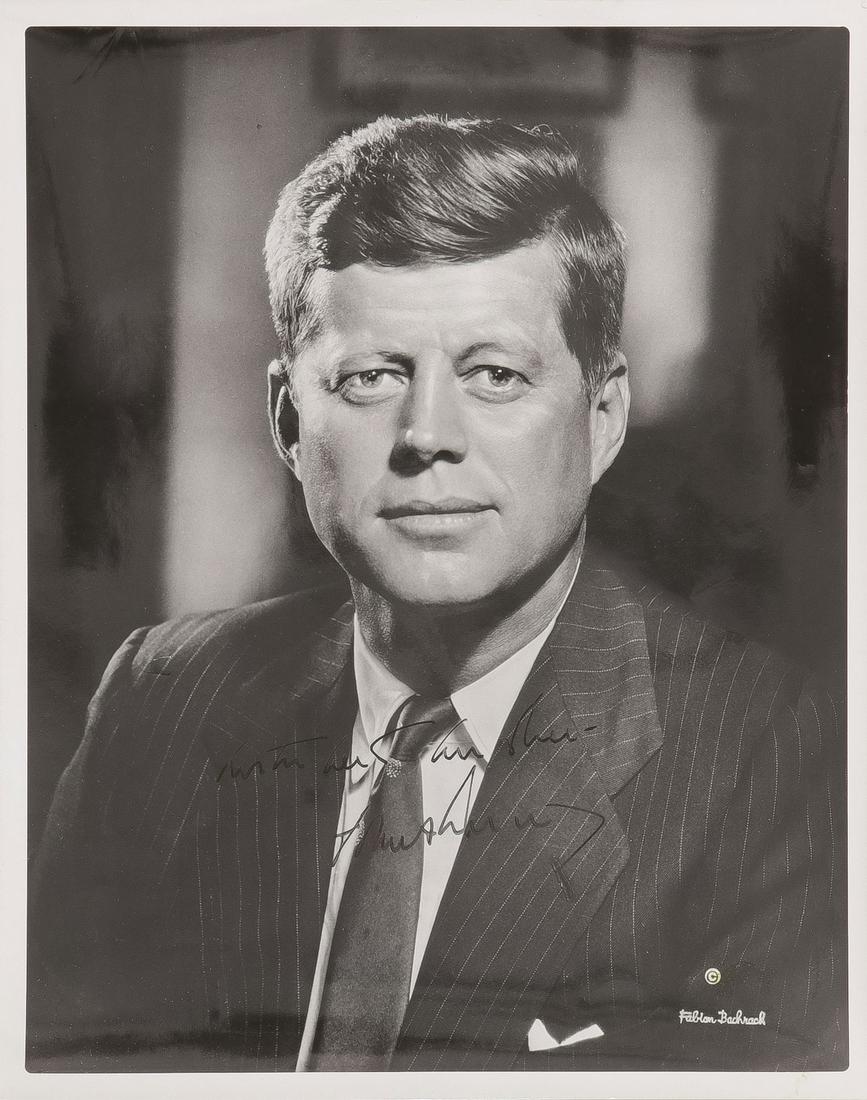 President Kennedy Signed Photo Auction