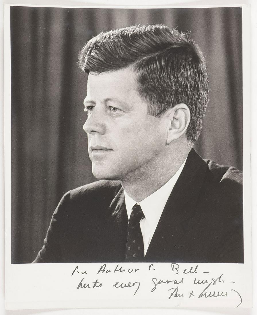 President Kennedy Signed Photo Auction