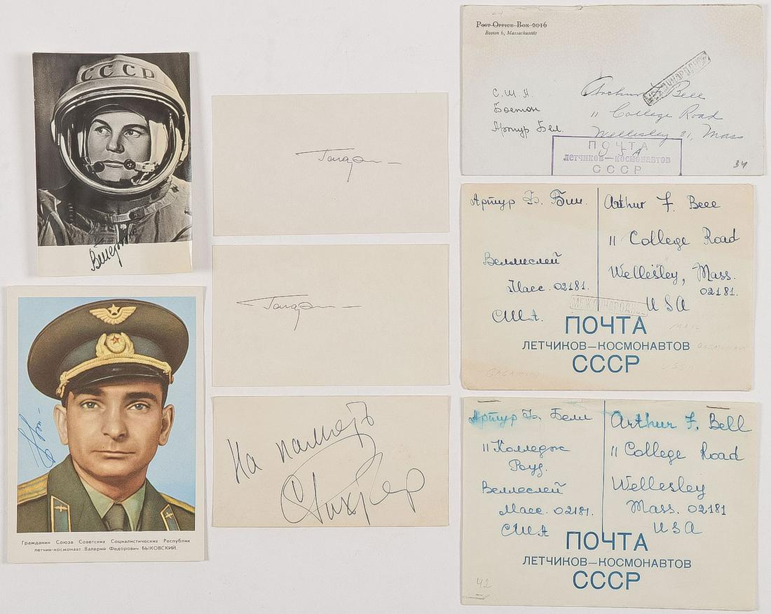 Early Soviet Cosmonaut Autographs Auction