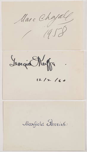 Three Famous Artists (painters) Signatures