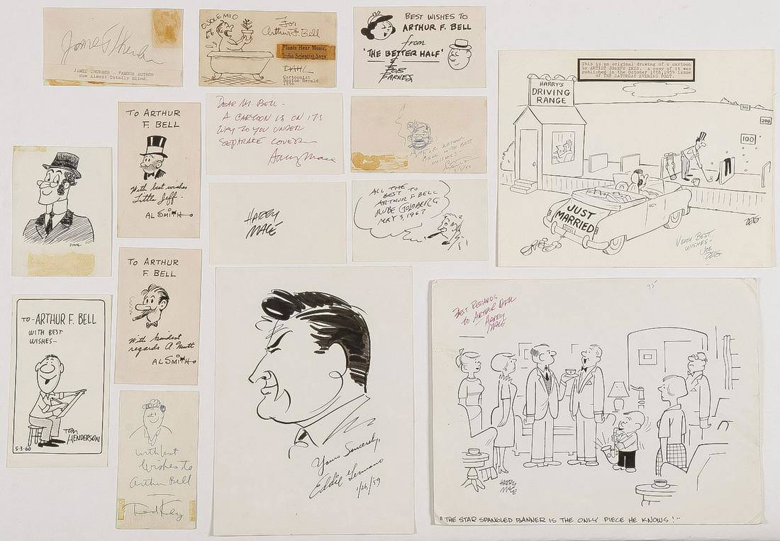 Vintage Cartoon Art & Signatures Auction