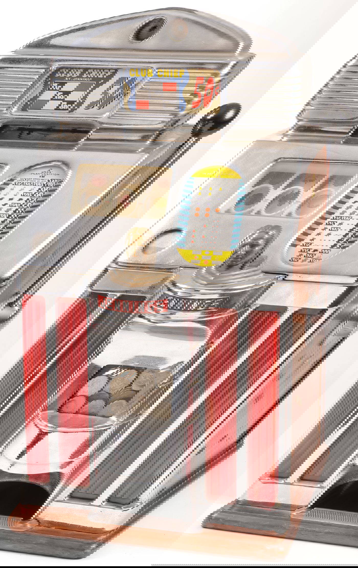 Jennings 50 Cent Club Chief Slot Machine Auction