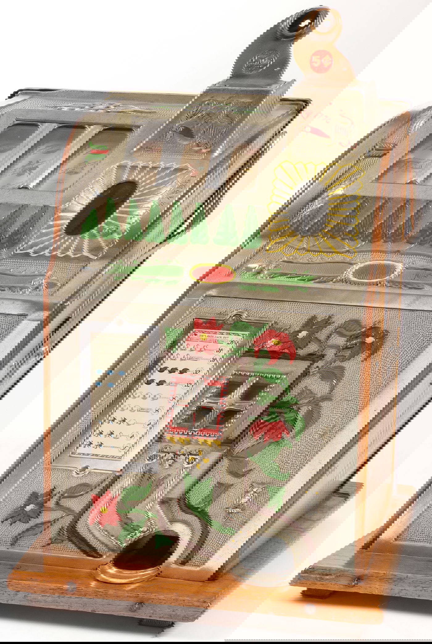 Mills 5 Cent Poinsettia Slot Machine Auction