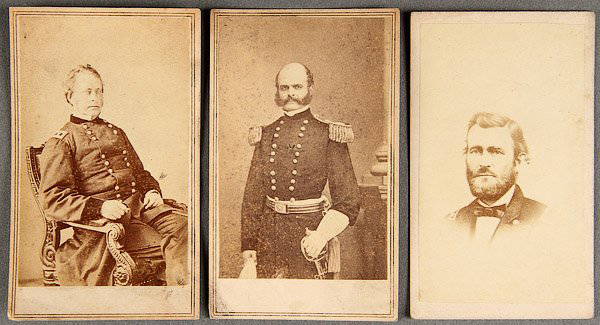 A Civil War Cdv Group Of General Officers