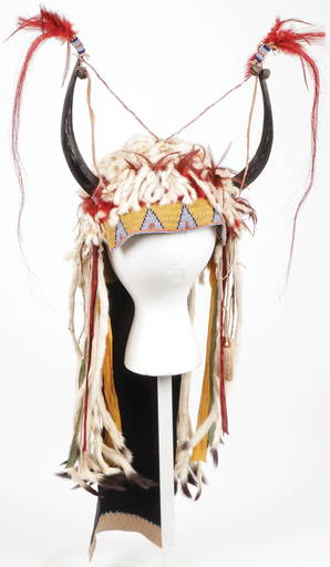 A Plains Style Split Horn Bonnet
