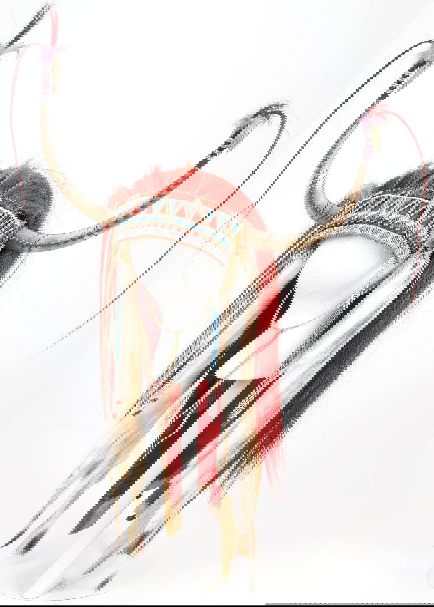 An Attractive Plains Style Split Horn Bonnet Auction