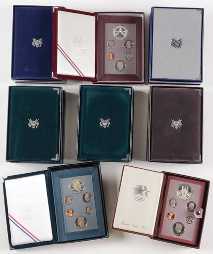 14 Assorted Us Mint Commemorative Prestige Sets