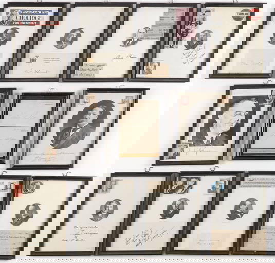 11 Presidential Autographs