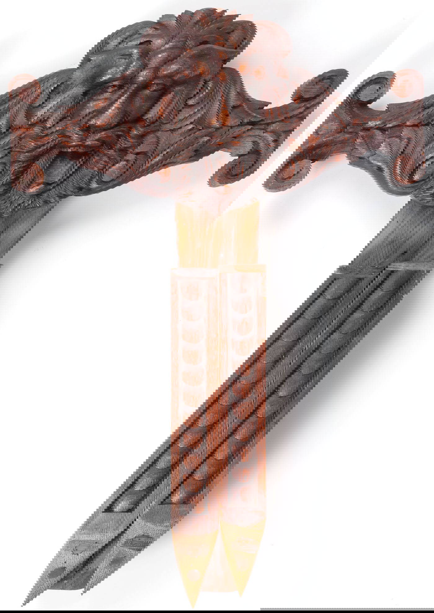 Carved Vampire Killing Mallet And Stakes Auction