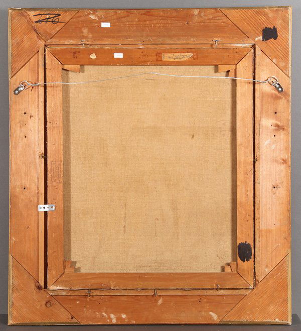 VIKTOR SCHRAM OIL PAINTING OF YOUNG BEAUTY