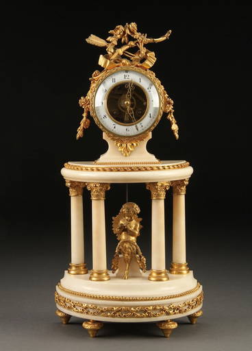 John Wanamaker Gilt Bronze Mantle Clock