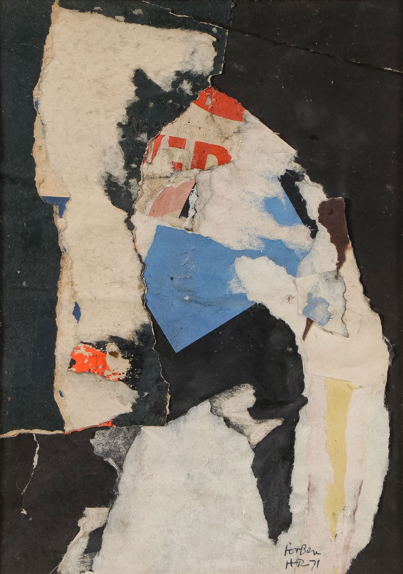 Good American Abstract Collage Auction