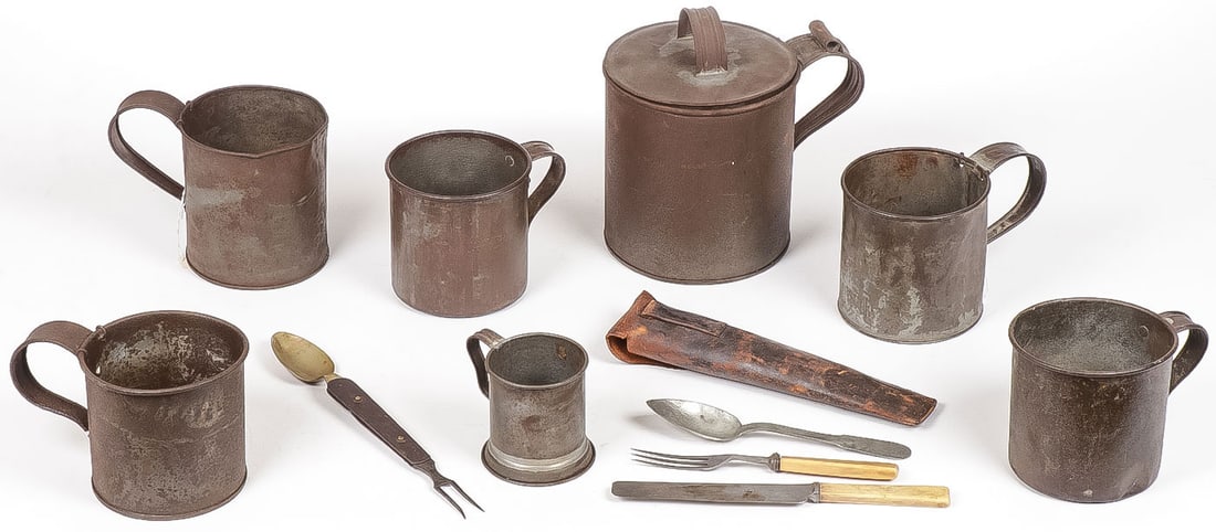 Good Group Of Civil War Mess Items