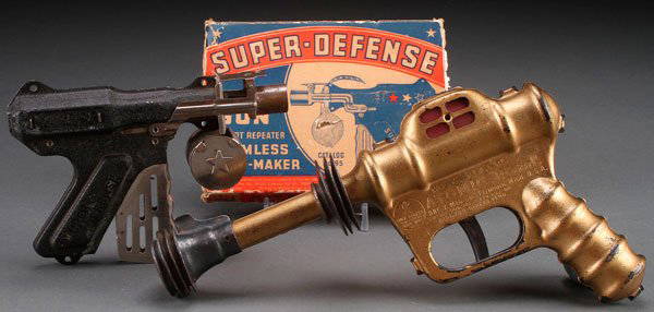 Daisy Buck Rogers Atomic Pistol & Paper Buster Gun