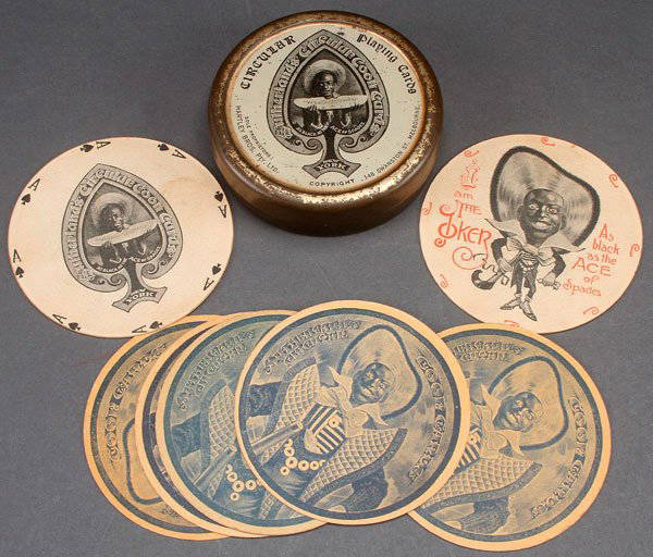 Black Americana Sutherland's Circular Coon Cards