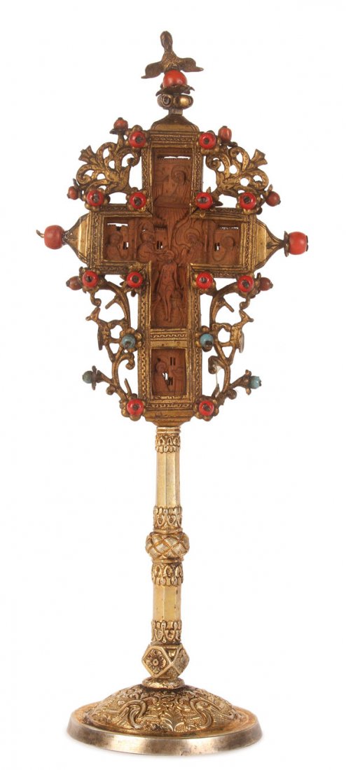 A VERY FINE GREEK CARVED WOOD CROSS, MT ATHOS - Jun 03, 2014 | Jackson ...