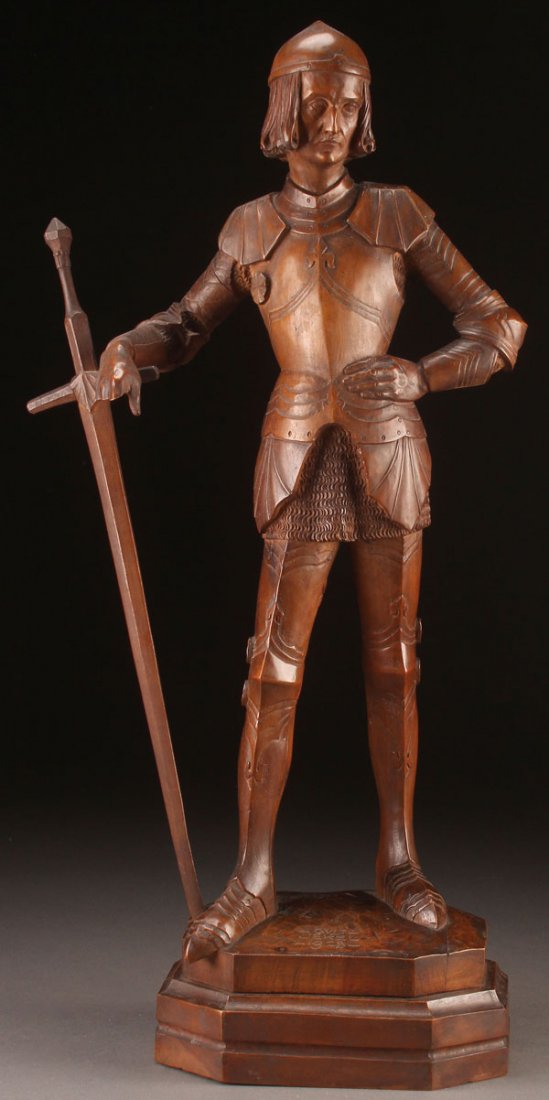AN EXCEPTIONAL CARVED WOOD KNIGHT, GUSTAV JEKEL - Jun 03, 2014 ...