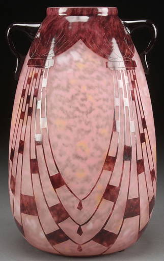 Large Le Verre Francais French Art Deco "collie"