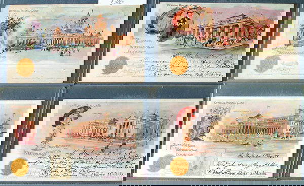 10 Exposition Postcards 1899 Omaha, Nebraska. Goo