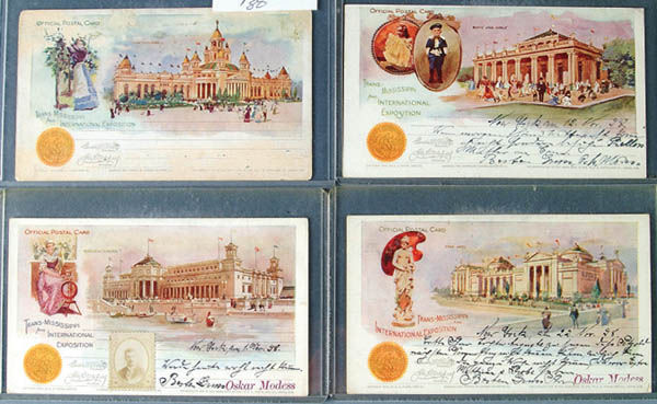 10 Exposition Postcards 1899 Omaha, Nebraska. Goo