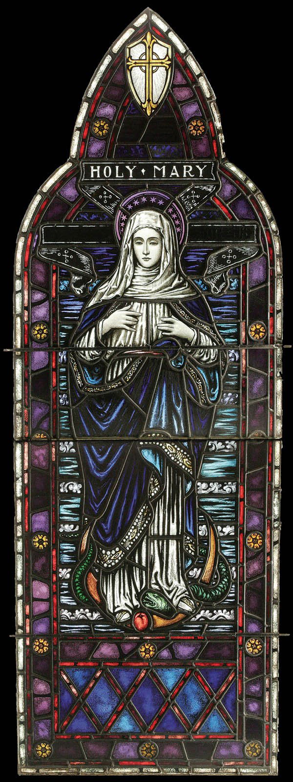 59: A VERY FINE STAINED GLASS WINDOW Henry Keck (1873 - Dec 14, 2005 ...