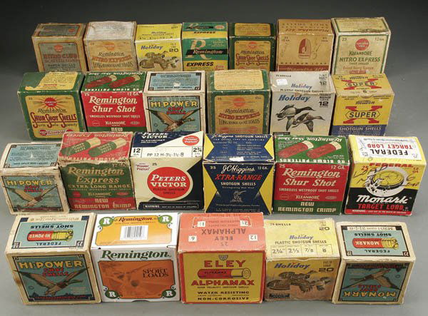 1552: OVER 140 VINTAGE SHOTGUN SHELL BOXES early to mid