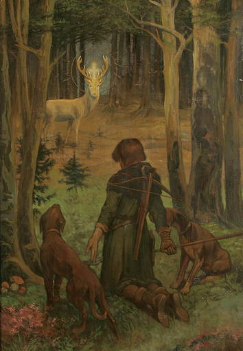 Euard Gotz (german 19th/20th Century) "the Vision