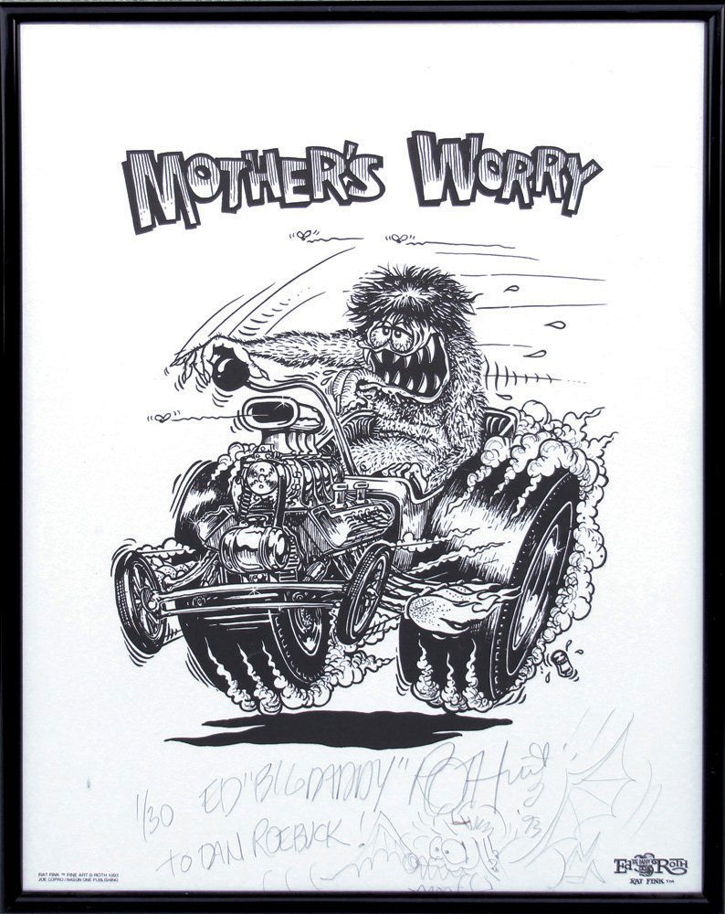 Big Daddy Roth Signed Posters & Sketch