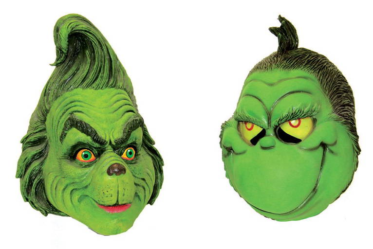 Set Of 2 Grinch Masks