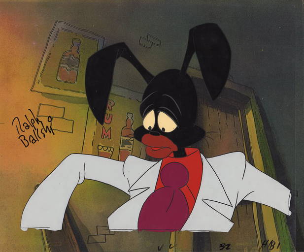 Bakshi Signed Br'er Rabbit Cel From Coonskin