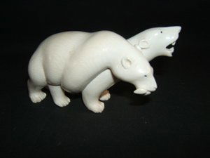 Ivory Polar Bears Mating - Aug 19, 2006 | Priddy's Auction Galleries ...