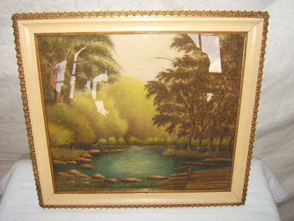 Antique Painting J.d. Shuttleworth