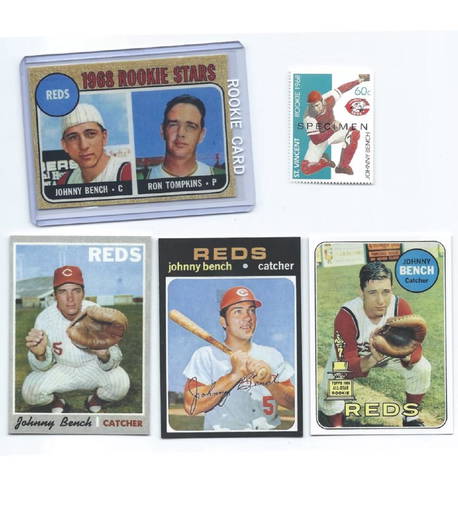 1968 1971 Johnny Bench Rookie Rp Baseball Cards