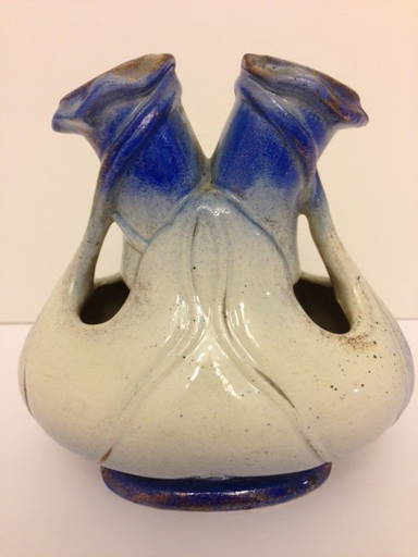 Mid 1800's Rare Signed Royal Fenton Pottery Vase
