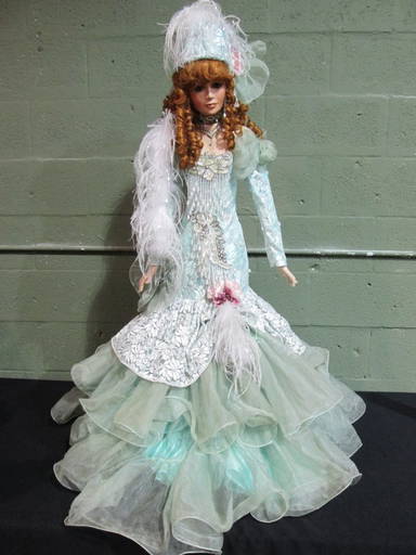45" Limited Edition Rustie Porcelain Doll Mint Julep