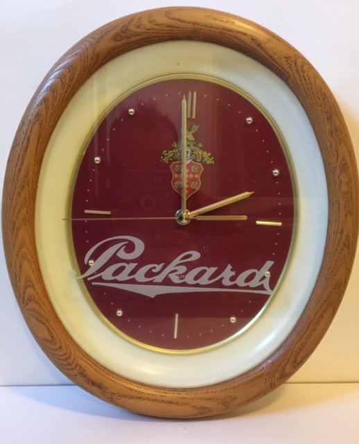 Vintage PACKARD Car Advertising Wall Clock