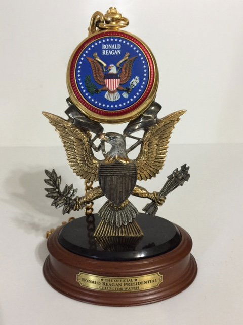 Very Rare RONALD REAGAN Presidential Pocket Watch