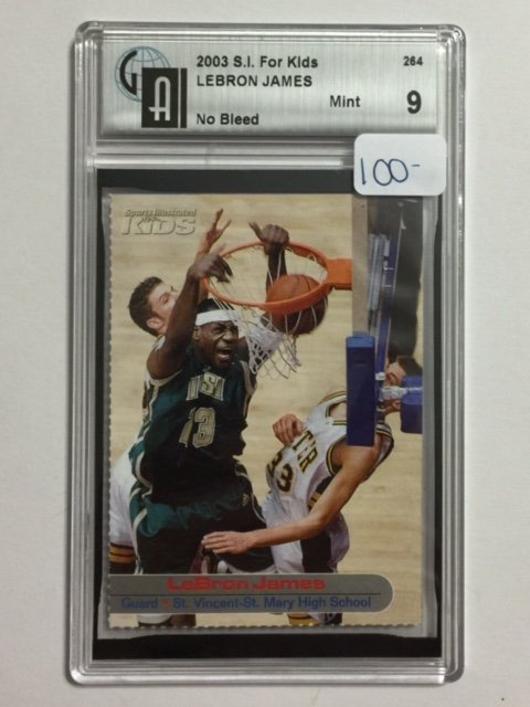 Mint Lebron James High School Pre Rookie Card