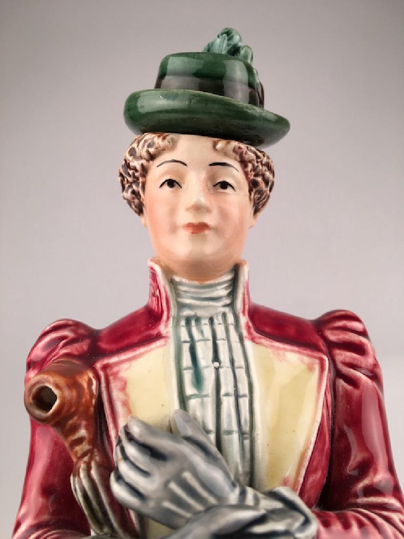 Antique B & L Gesetzl Gesch Geman majolica porcelain