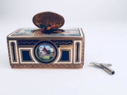 Mechanical Singing Bird Automaton, German, Mechanism